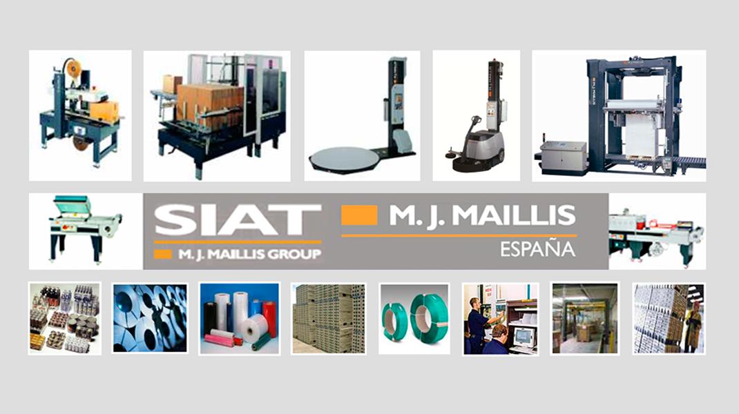 Maquinaria y materiales para el embalaje, acuerdo con M.J. MAILLIS ESPAÑA.